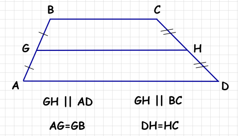 Trapecija, plotas, aukštinė, vidurio linija |MatematikosGURU