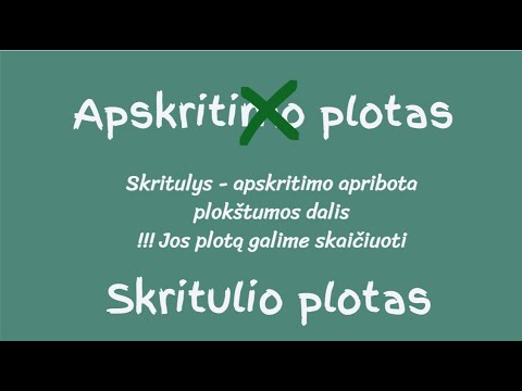 Apskritimo plotas - ar sąvoka teisinga? | Matematikos Guru