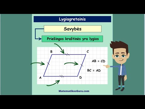 Lygiagretainis ir lygiagretainio plotas | Matematikos Guru