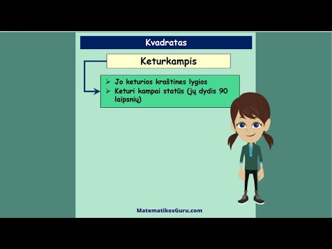 Kvadrato plotas - formulė, skaičiavimai | MatematikosGURU